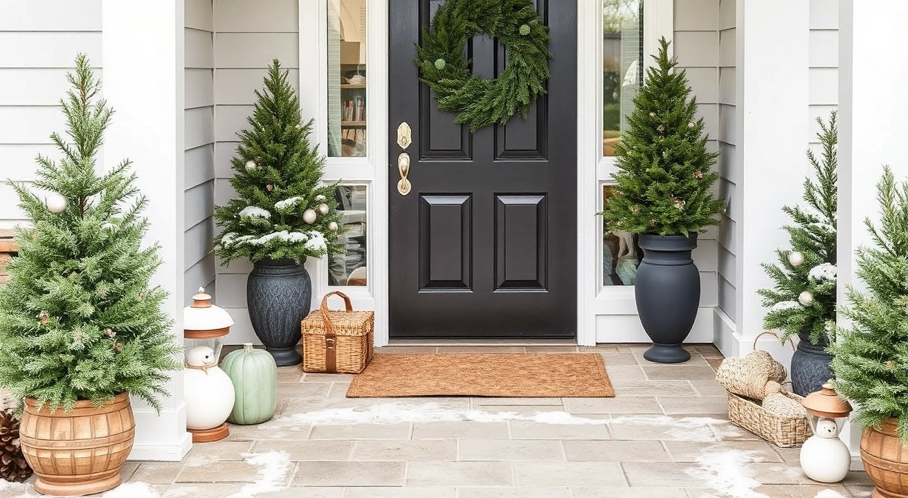 36 Simple Winter Entryway Decor Ideas You'll Love