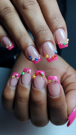 Gorgeous Cherry French Tip Nail Designs to Try